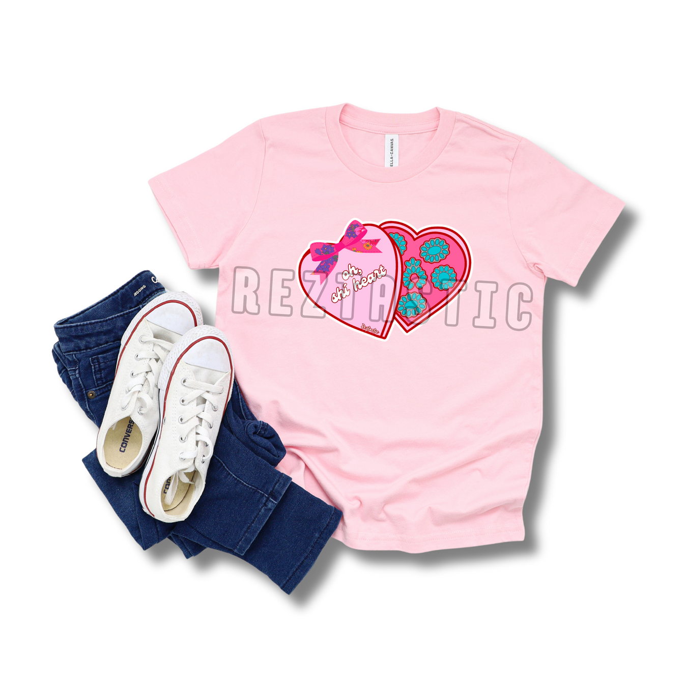 Oh Shí Heart Box- T-Shirt- Youth – Reztastic Apparel LLC